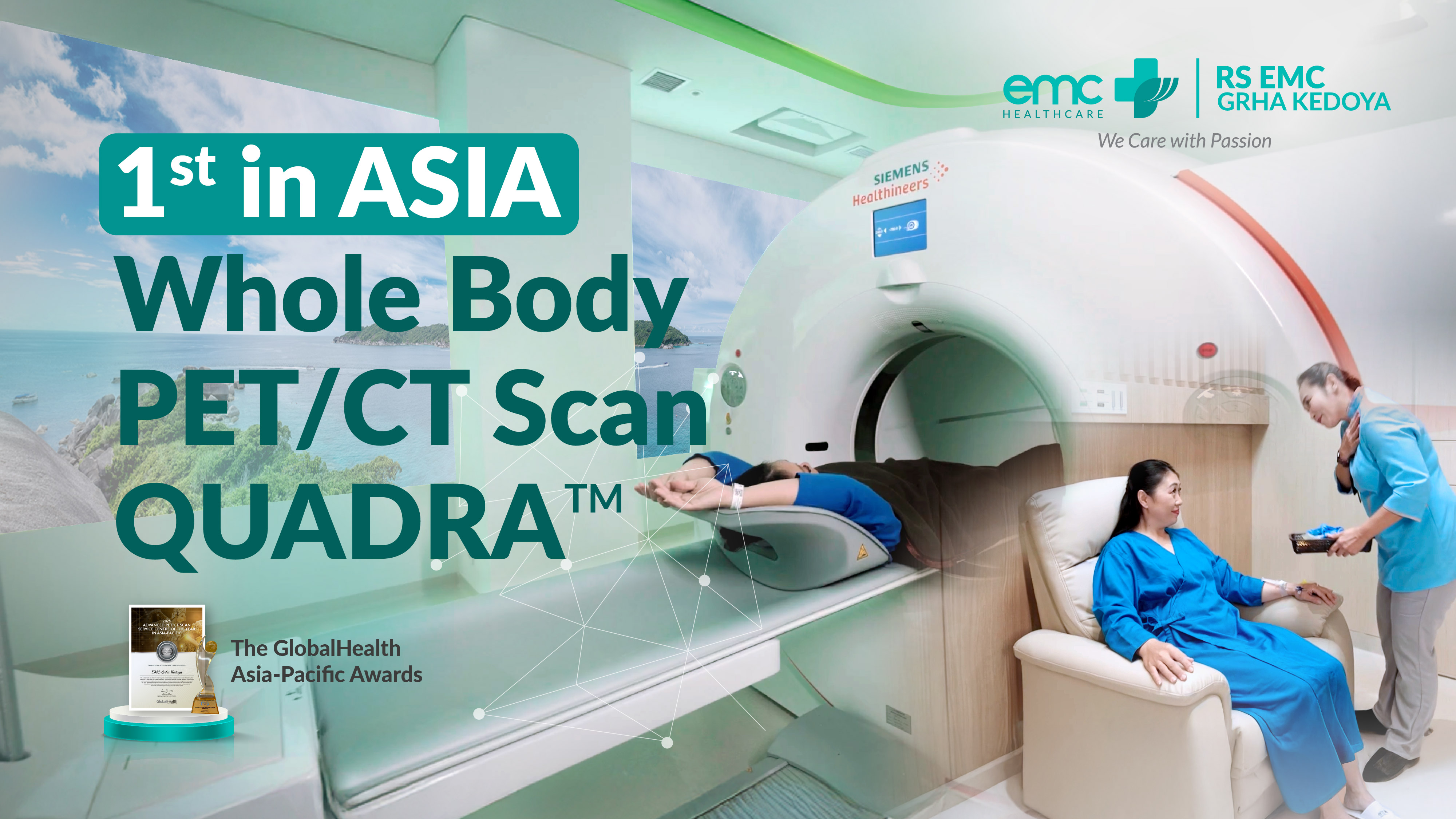 PET/CT Scan Quadra, 1st in Asia! - EMC Healthcare - SAME